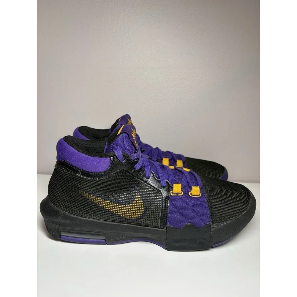 Nike | Shoes | Nike Lebron Witness Viii 8 Lakers Black Purple Fb2239 0 ...